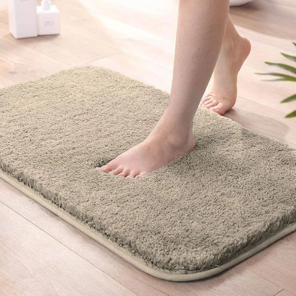 Comfort Shaggy Non Slip Super Absorbent Bath Mat – Miqisstore