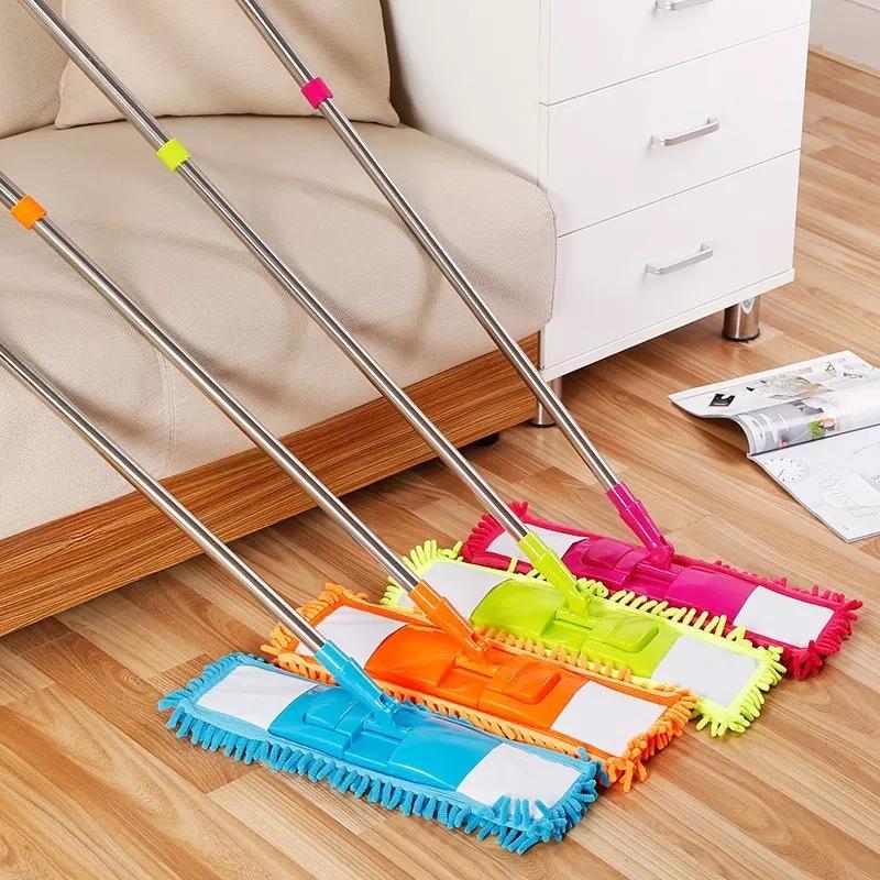 Dry Mop Cleaning MicroFiber Duster with Extendable/Adjustable Rod ...
